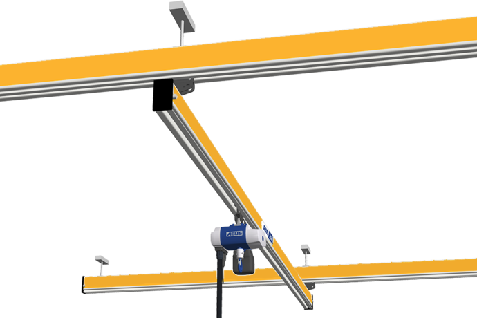 Hängebahn: Modulare Transportlösung | ABUS Kransysteme