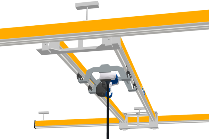 Hängebahn: Modulare Transportlösung | ABUS Kransysteme