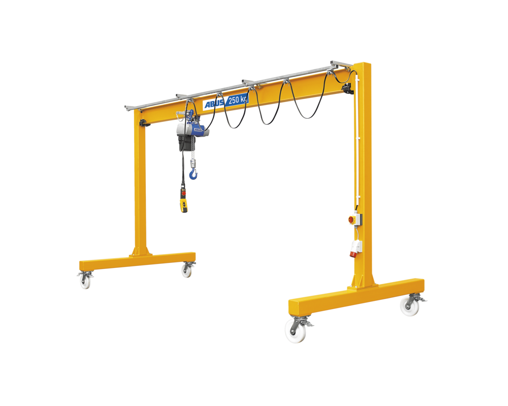 Portalkran mobil: Tragfähigkeiten bis 2 t | ABUS Kransysteme